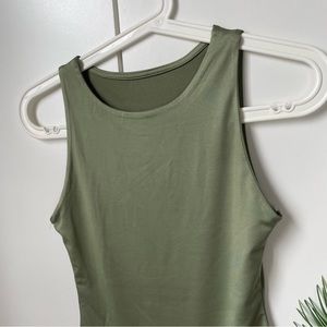 Tops | Basic Green Bodysuit | Poshmark